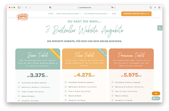 Website Beauftragen - Couchlaunch Von Der Couch Zum Launch